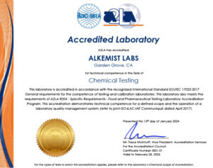 Quality and Accreditations – Alkemist Labs